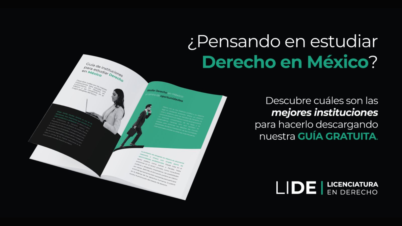 Guía gratuita: instituciones para estudiar Derecho en México - Licenciatura en Derecho